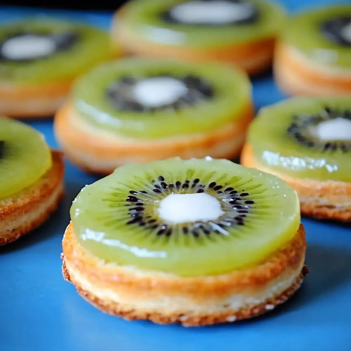 Delicious Kiwi Biscuit Sandwiches with Homemade Jam and Icing