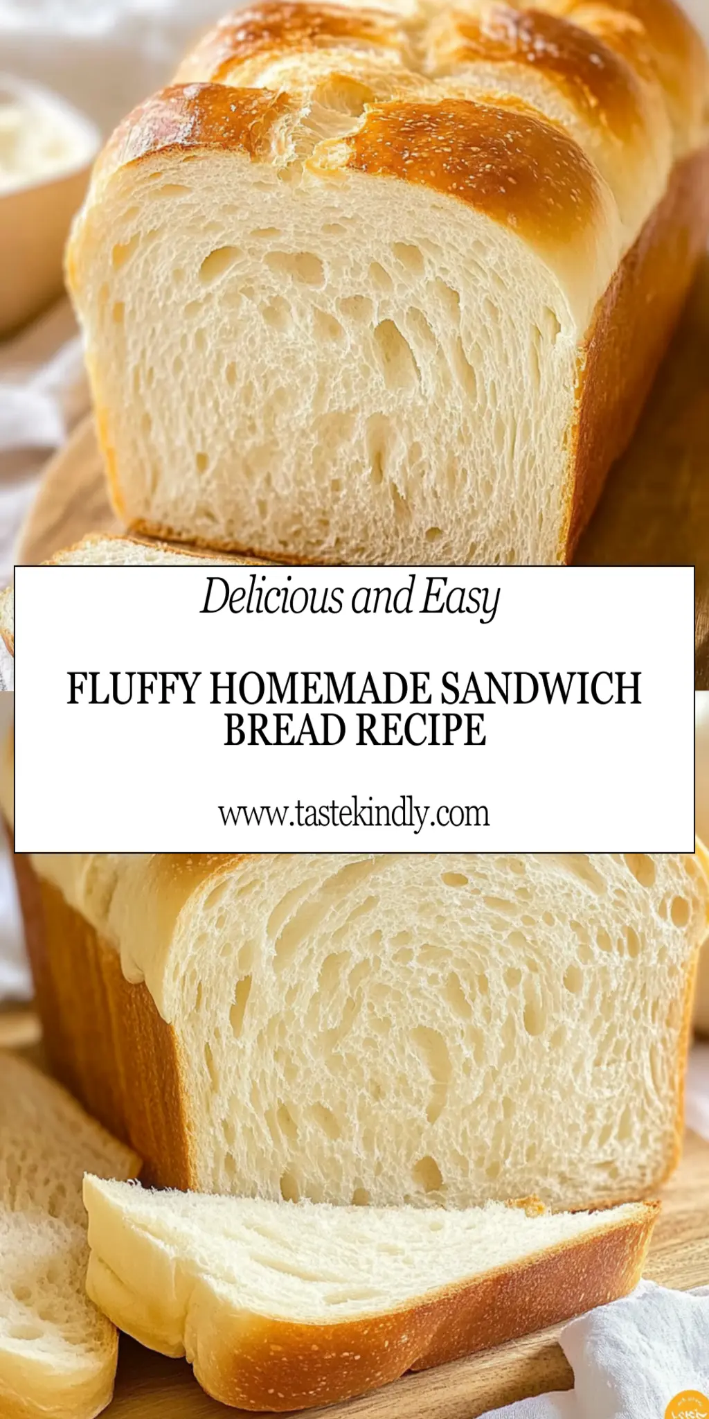 Fluffy Homemade Sandwich Bread for Perfect Toast and Subs